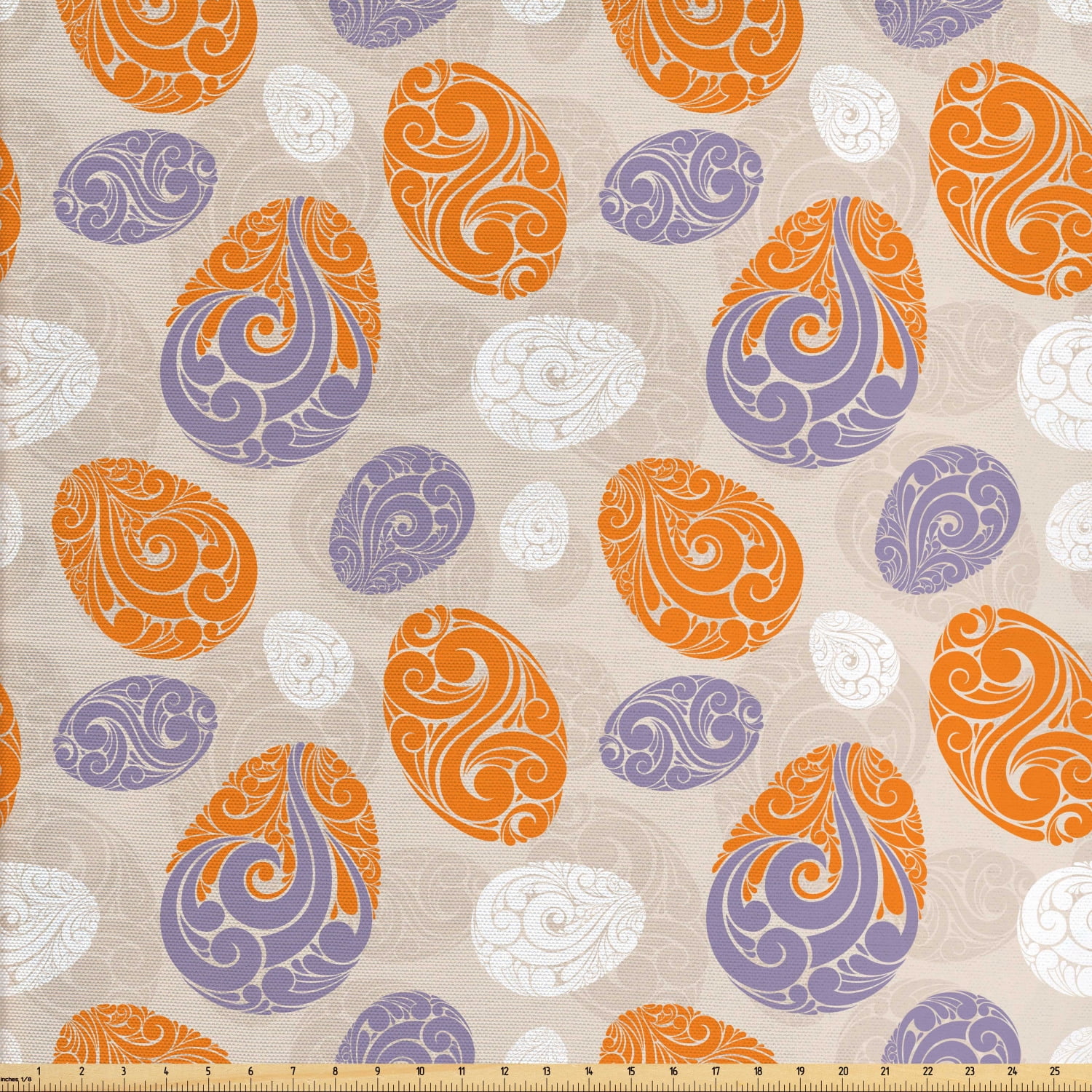 Abstract Sofa Upholstery Fabric by the Yard, Swirled Design Geometrical ...