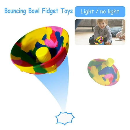 Toy Bouncy Ball Pops Rubber Fidget Ball Toys For Kids Jumping Bowl ...