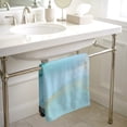 3 Pack Abstract Teal Kitchen Towels Green Gold Marble Natural Stone ...