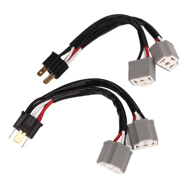 9003 H4 Headlights Wiring Harness Socket, Highly Efficient 2 Way ...