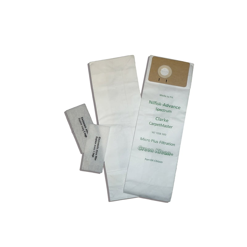 Replacement Part For Advance Spectrum, Clarke Vacuum Cleaner Paper Bag ...