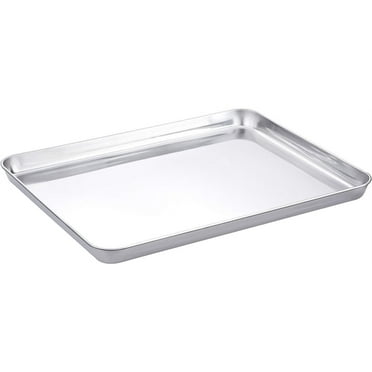 Casewin Oven Tray, Stainless Steel Baking Tray, 31x24x2.5 cm, Non Toxic ...