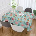60x120in Square Printed Tablecloth Easy-Care Decorative Table Cloth for ...