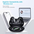Wireless earbuds V5.3 with LED power display, 200 hours of playtime, hi ...