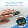 Beurer PO30 Digital Fingertip Pulse Oximeter, 2 x 1.5Volt Batteries, 1 ...