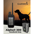 Garmin Alpha 300 Handheld, Advanced Dog Tracking and Training Handheld ...