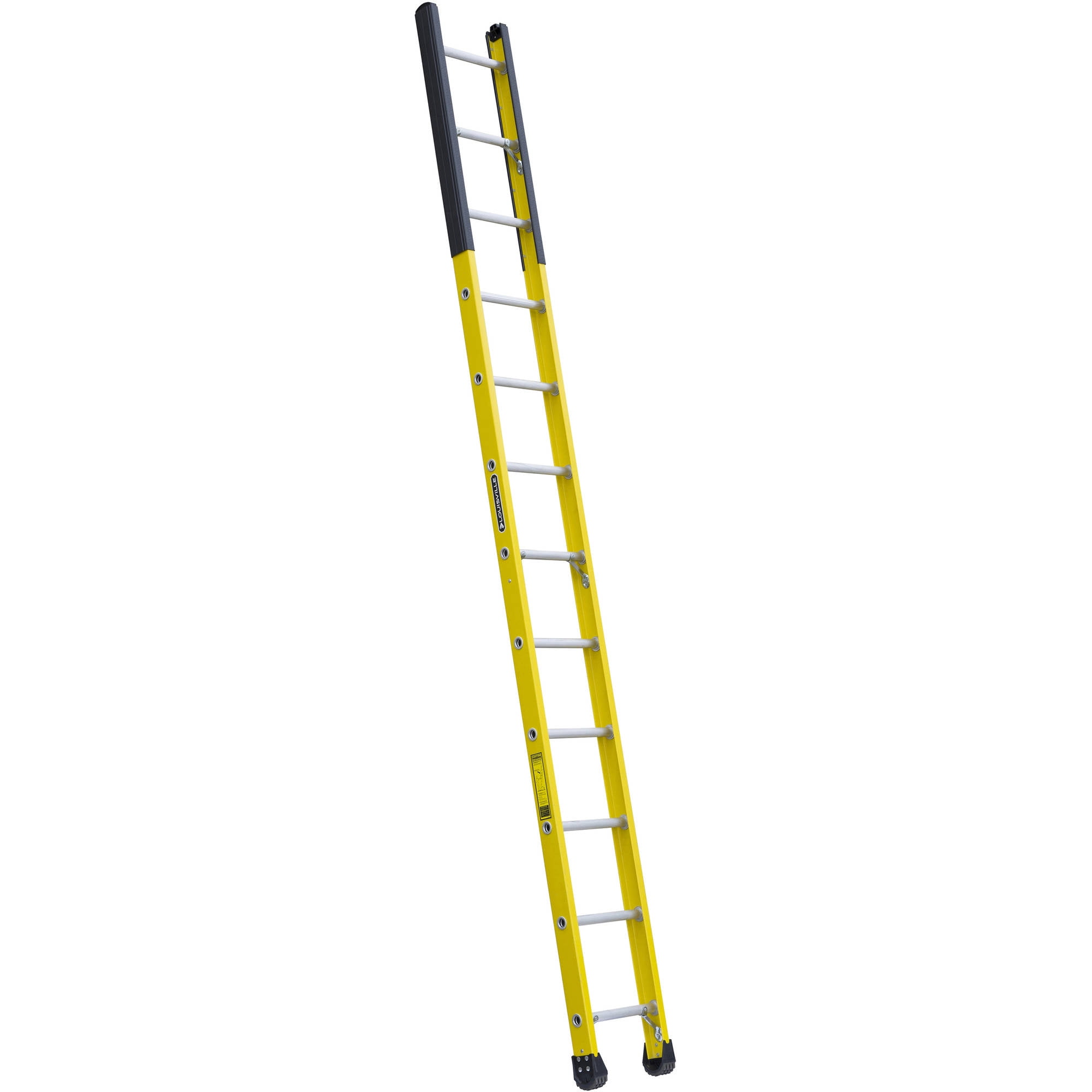 Louisville Ladder 12' Fiberglass Manhole Ladder, 14' Reach, 375 lbs ...