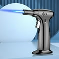 Windproof Butane Torch Lighter, Refillable Alloy Gas Lighter for BBQ ...