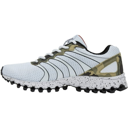 K-Swiss Men's Tubes Comfort 200 Training Shoe, White/Camo/Speckle, 9 M ...