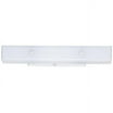 Westinghouse White 2 lights Incandescent Bathroom Channel Fixture Wall ...