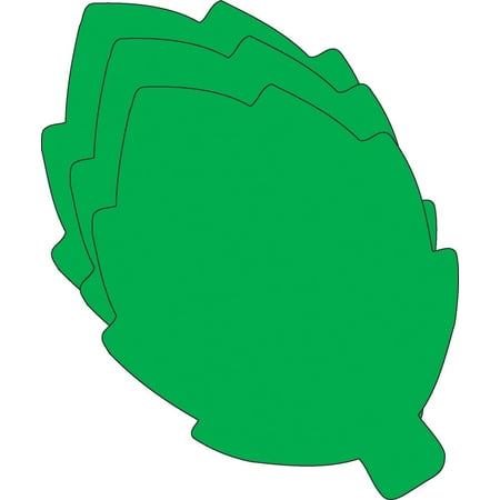 Large Single Color Cut-Out - Green Leaf - Walmart.com