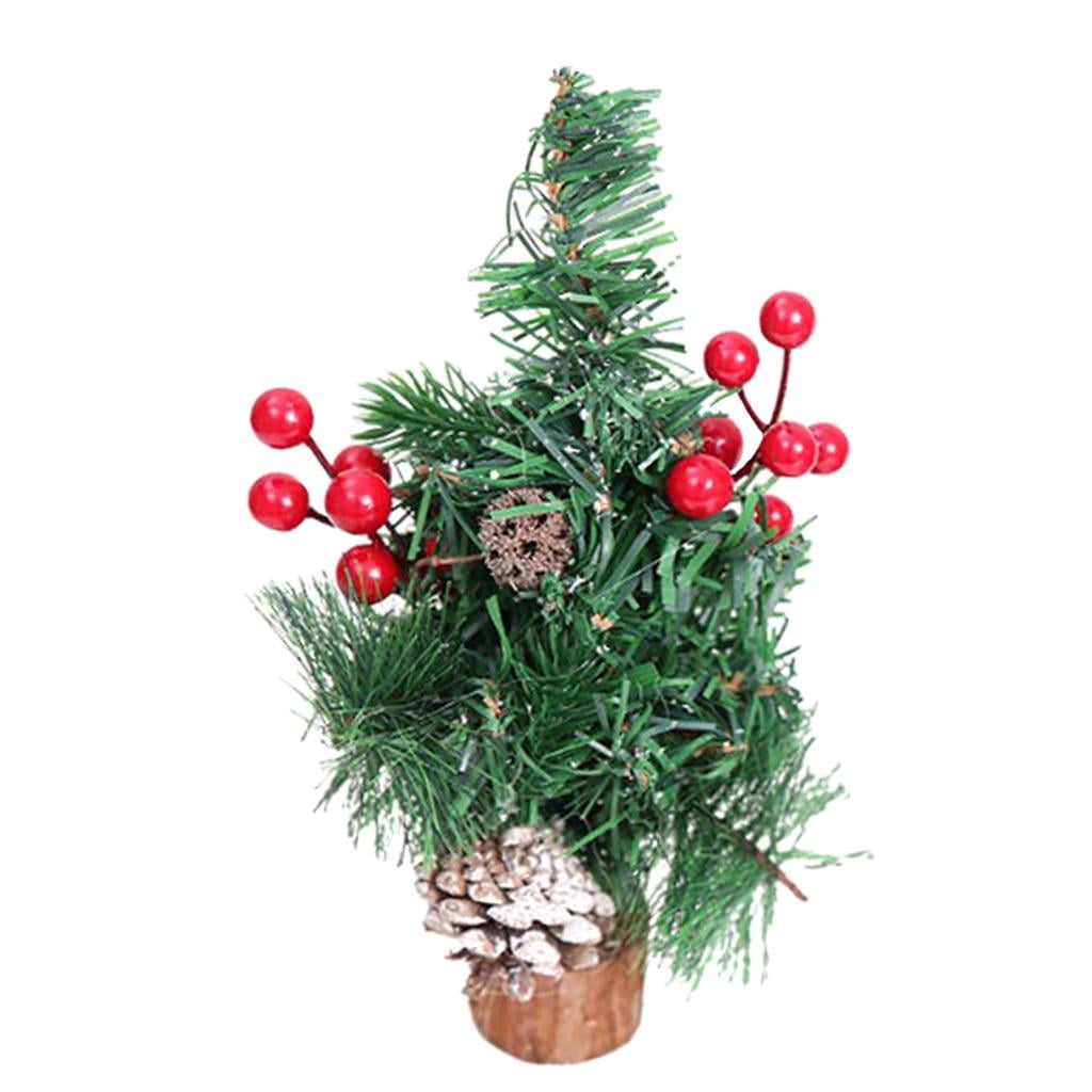 Mini árbol de Navidad Artificial de Navidad Árbol de Navidad Decoración de para do Soledad ...