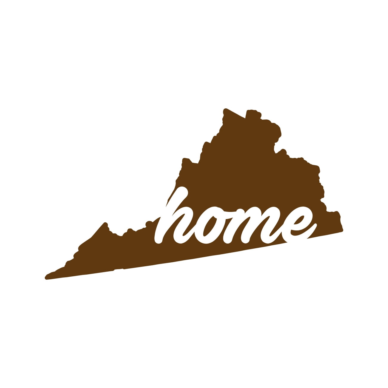 Virginia Home Sticker Decal Die Cut - Self Adhesive Vinyl ...