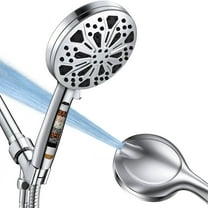 Aqua Elegante 6 Function Handheld Shower Head for High Pressure Showers ...