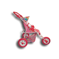 American Girl Bitty Baby Doll Toy Jogger - Child's Pram with Adjustable ...