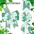 1pc Polyester Clover Pattern Bowknot for Saint Patrick's Day Party ...