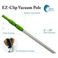 LouZub 6-18 Foot Telescoping Pool Vacuum Pole | Heavy Duty Aluminum ...