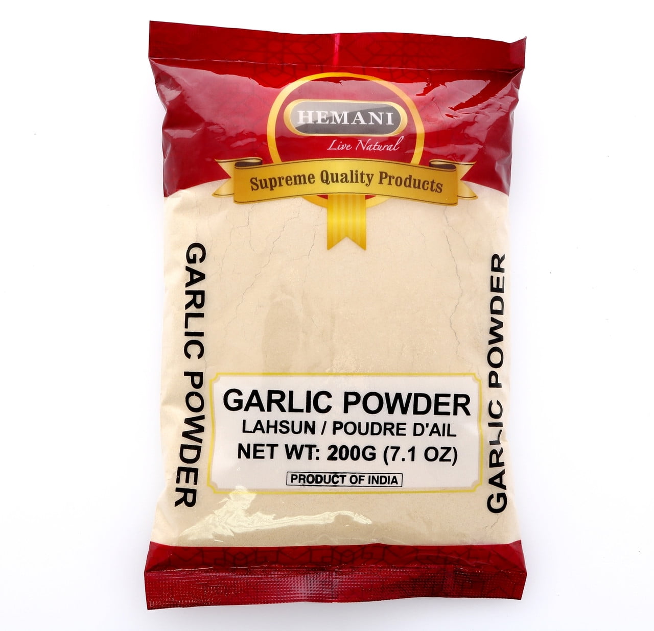 HEMANI Garlic Powder - Ground Garlic - 200g (7.1 oz) - Raw, Gluten-Free ...