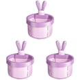 pdqouc 3-Pieces P urple Bunny Drain Strainer Set, Convenient Push ...