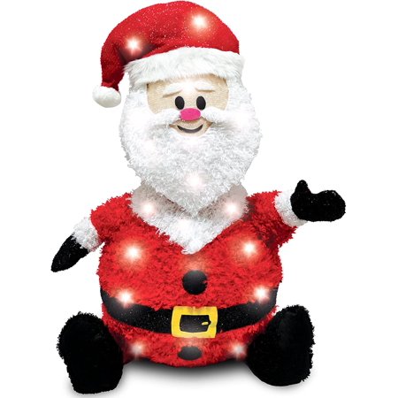 30in Collapsible Santa LED Yard Light for Christmas Outdoor Yard Garden ...