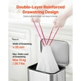 Drawstring Trash Bags 13 Gallon 110 Count, Tall Kitchen Garbage Bags ...