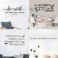 1sheet PVC Quotes Wall Sticker for Stairway Home Decoration Word Black ...