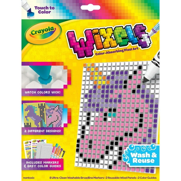 Crayola Wixels Unicorn Activity Kit, Pixel Art Coloring Set, Gift for ...
