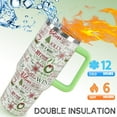 Christmas Tumbler 40 oz Xmas Tree Cup Winter Coffee Travel Mug ...