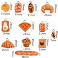 24pcs Resin Loaf Bread Baking Baguette Cake Croissant Waffle Egg Tart ...