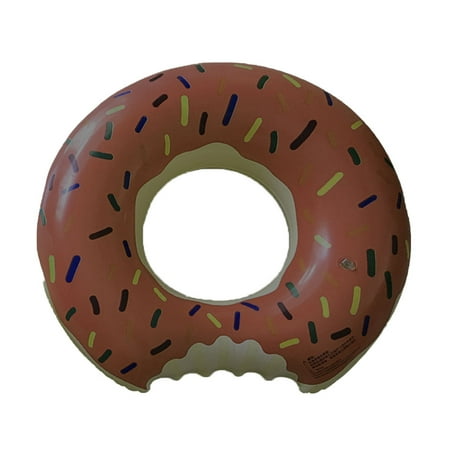 Doughnut Pool Float Inflatables Donut Pool Ring Donut Swimming Ring for ...