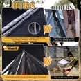 16Mil Chicken Coop Covers for Winter,4x6ft Thicken Clear Winterizing ...