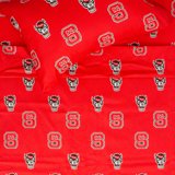 College Covers NC State Wolfpack Twin XL Cotton Sheet Set - Flat ...