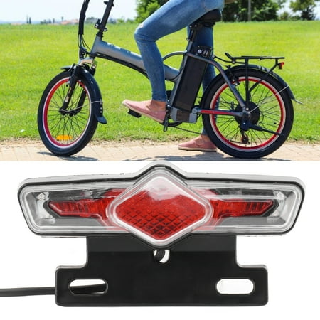 Electric Bike Tail Light, 36V-60V Electric Bike Turn Signal Easy Charge ...