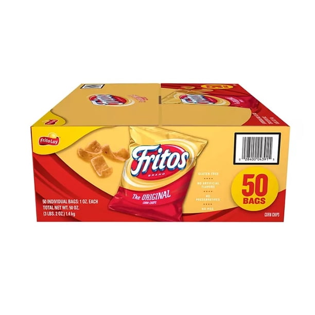 Fritos The Original Corn Chip 1 oz. 50 Count. - Walmart.com