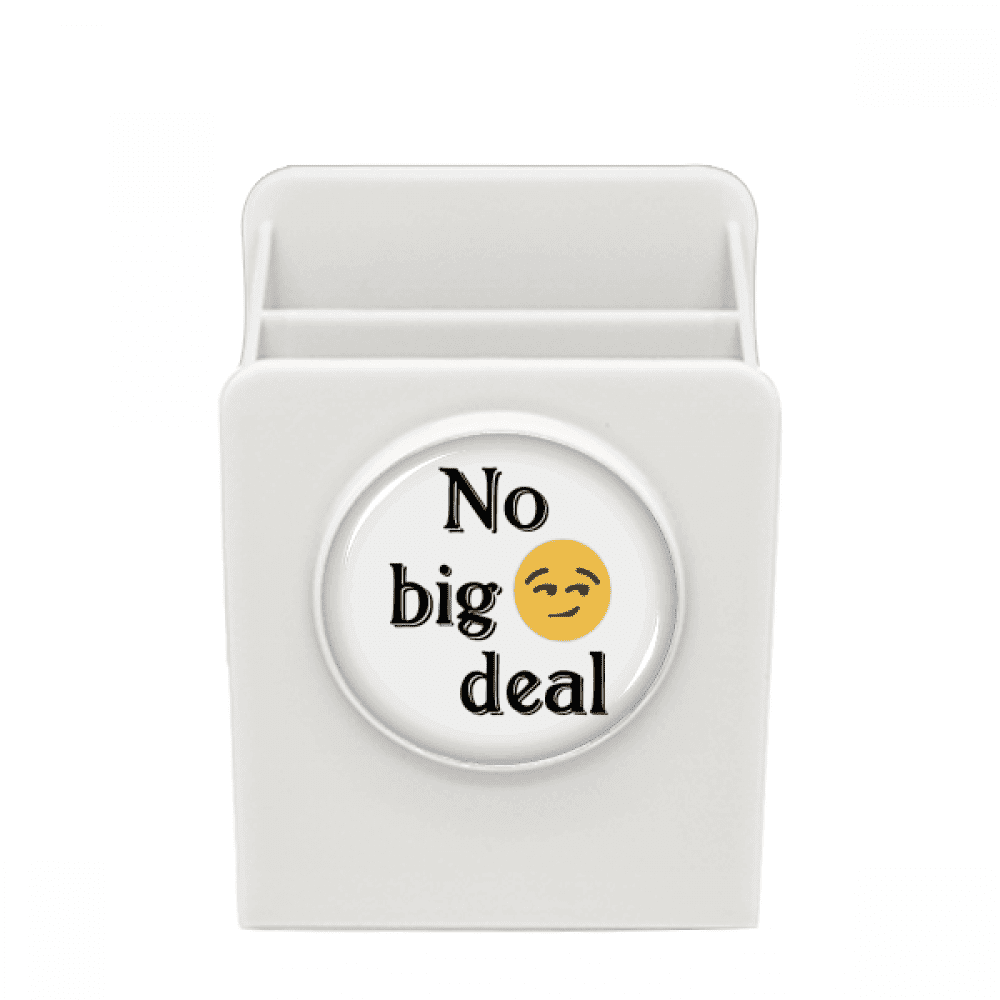 No Big Deal Expression Simplicity Desk Pencil Holder Cup Pen Organizer ...