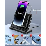 JARGOU 3-in-1 Pro Wireless Charger for iPhone 14/13/12/11/X/8, iWatch ...