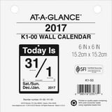 At-A-Glance "Today Is" Daily Wall Calendar Refill - Walmart.com