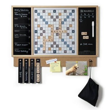 Scrabble Deluxe 2-in-1 Wall Edition Tile Game, by Winning Solutions ...