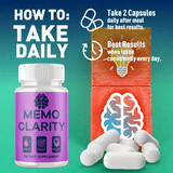 Memo Clarity Advanced Formula Brain Support Pills Maximum Strength ...