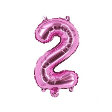 Northstar Number 2 Magenta 34" Pink Foil Balloon - Walmart.com