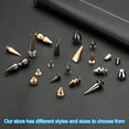 9mm Studs for Clothing, 20 Sets Studs and Spikes Leather Rivets for ...