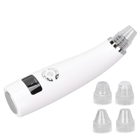 Blackhead Vacuum Cleaner, 4 Replaceable Probes LED Display White Shrink ...