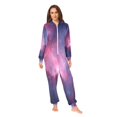 1-Pack Onesie Adult Hooded Pajamas, Soft Fleece Full Zip One Piece ...