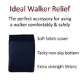 Crutcheze Walker Hand Grip Covers – Original Padded Handle Wraps for ...