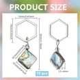 1set 10Pcs Abalone Shell/Paua Shell Pendant Locking Stitch Markers with ...