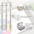 4Pack Stainless Steel A4 Notebook 3-Ring Binder Mechanism D Rings Loose ...