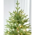 AMERZEST 7.5ft Tall Pre-Lit Aspen Fir Artificial Christmas Xmas Tree with 750 LED Lights ...