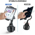 LINYAN-[2025 Latest Upgraded Cup Holder Tablet Mount for Car, [High ...