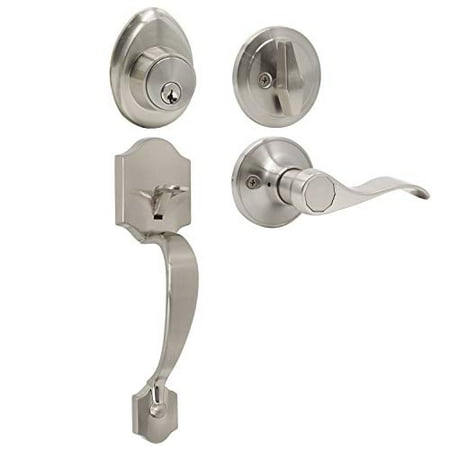 Probrico Single Cylinder Handleset leverset Lockset Adjustable Backset ...