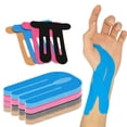 awjaisca Precut Kinesiology Knee Tape Knee Pain Relief Ligament Support ...